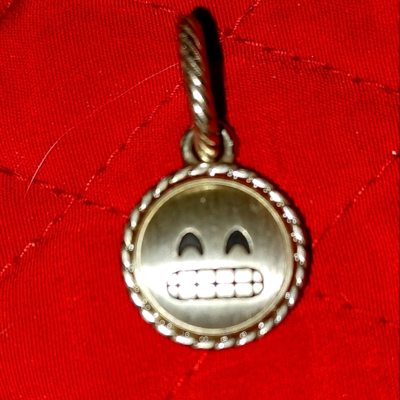 Brighton | Jewelry | Brighton Charm Silver Emoji Facepleese | Poshmark